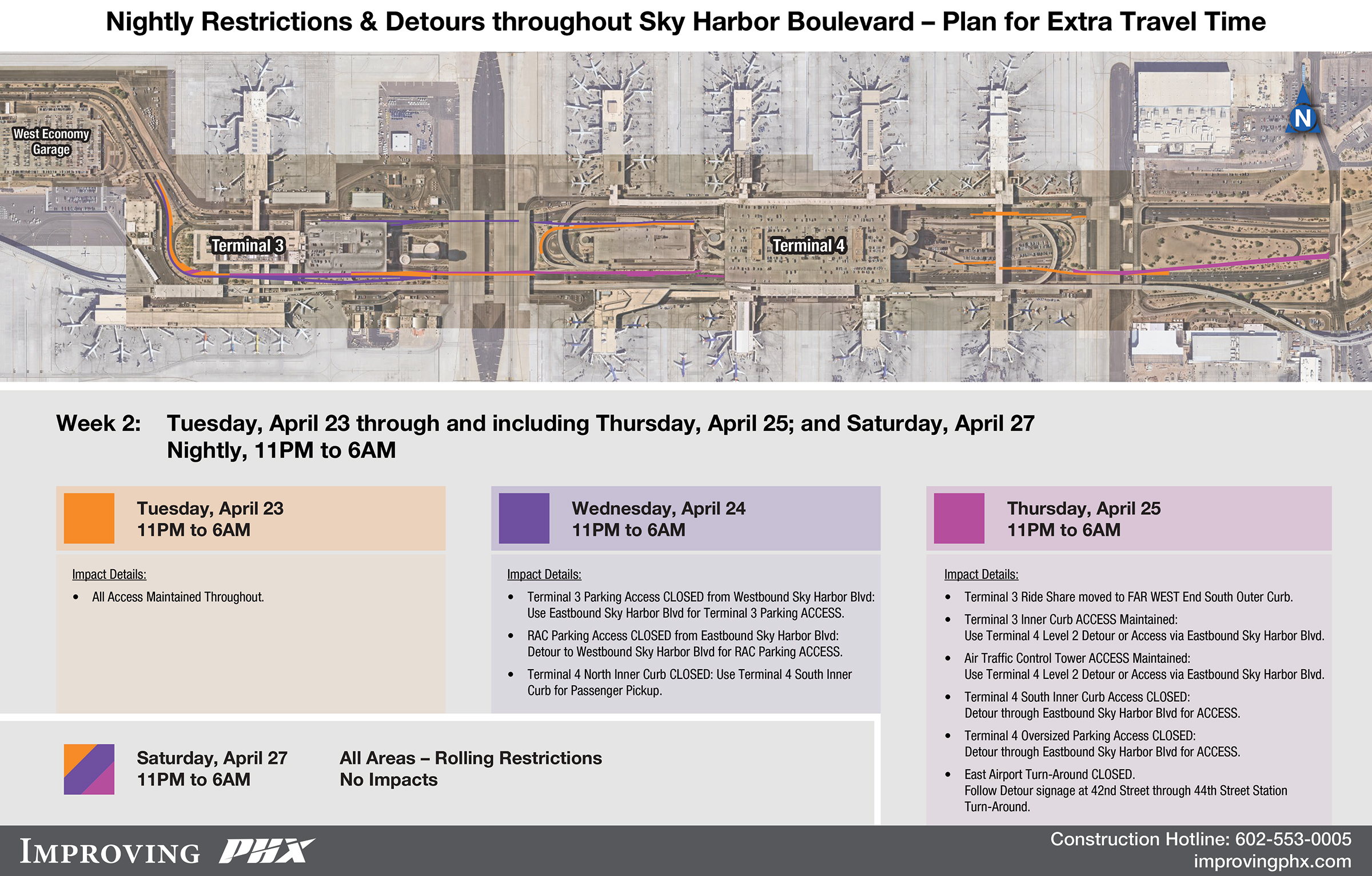 Roadway Restrictions | Phoenix Sky Harbor International Airport