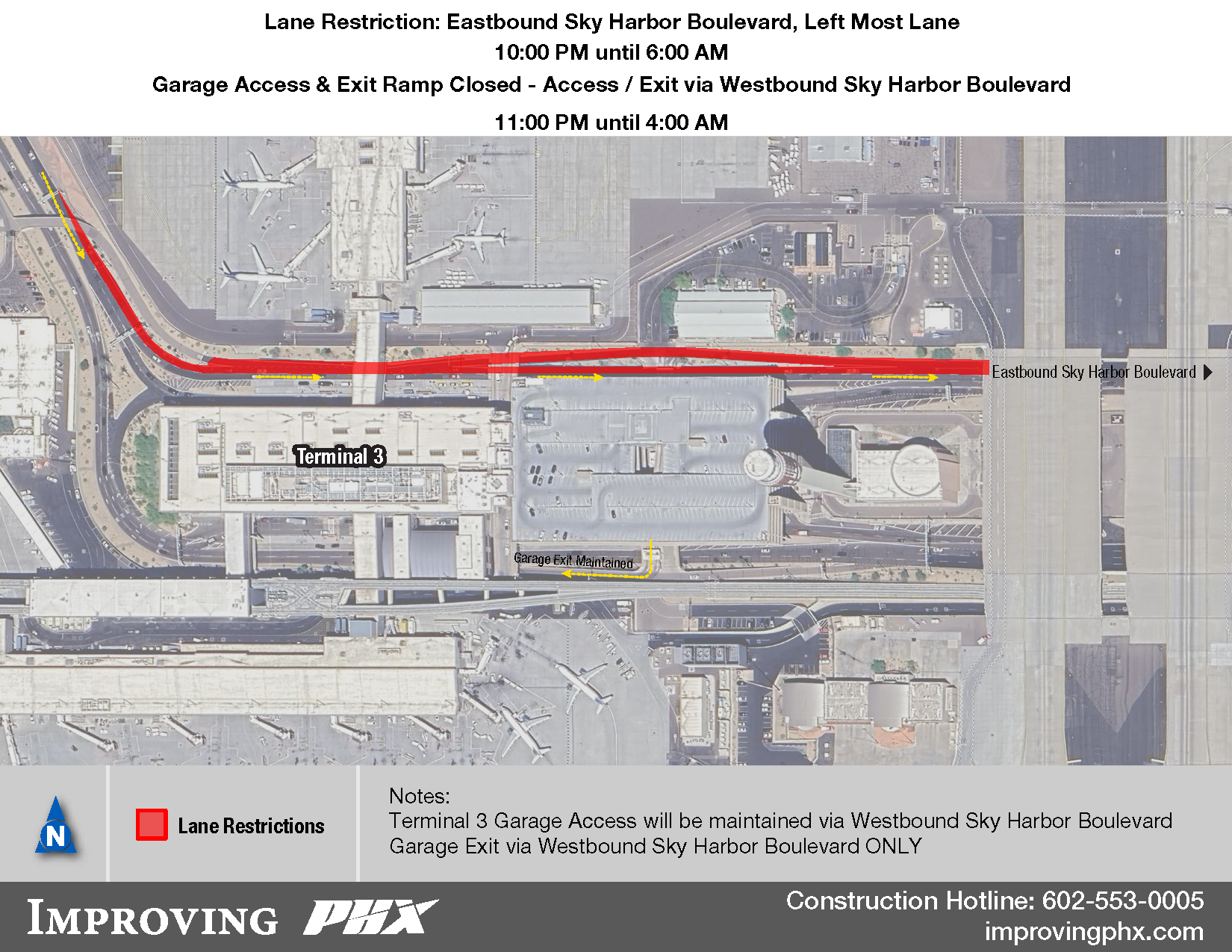 Roadway Restrictions | Phoenix Sky Harbor International Airport